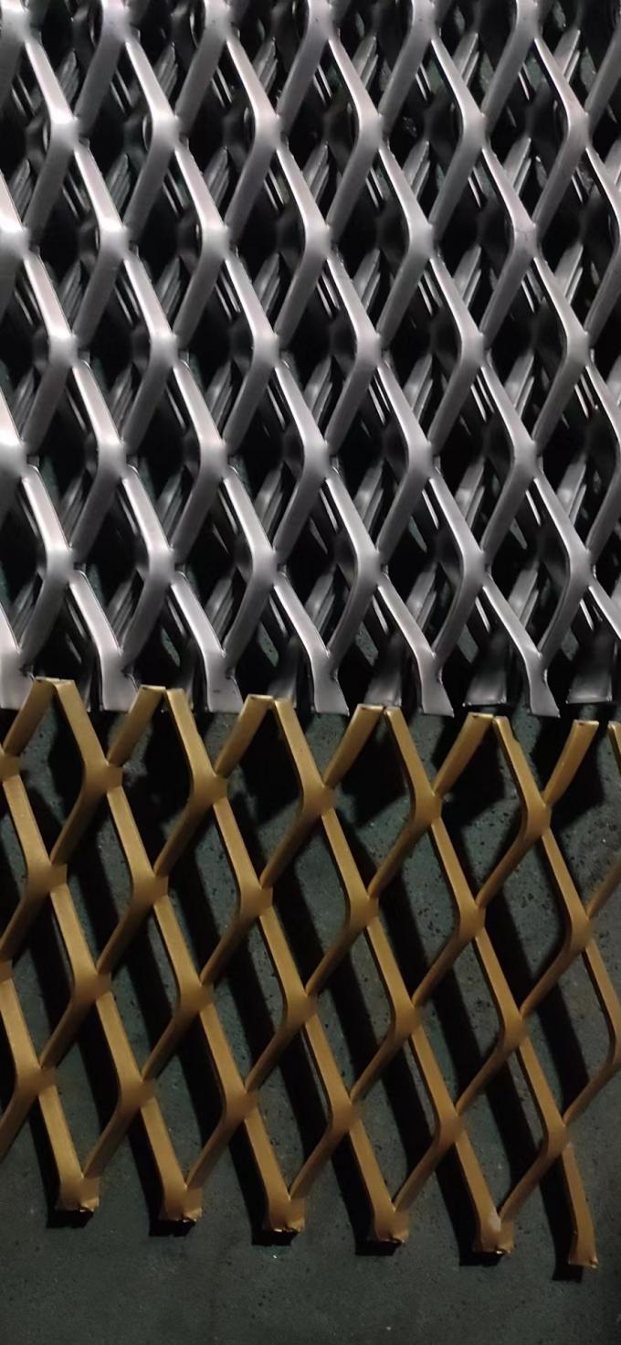 Flattened Gi Expanded Metal Mesh Anti Corrosion