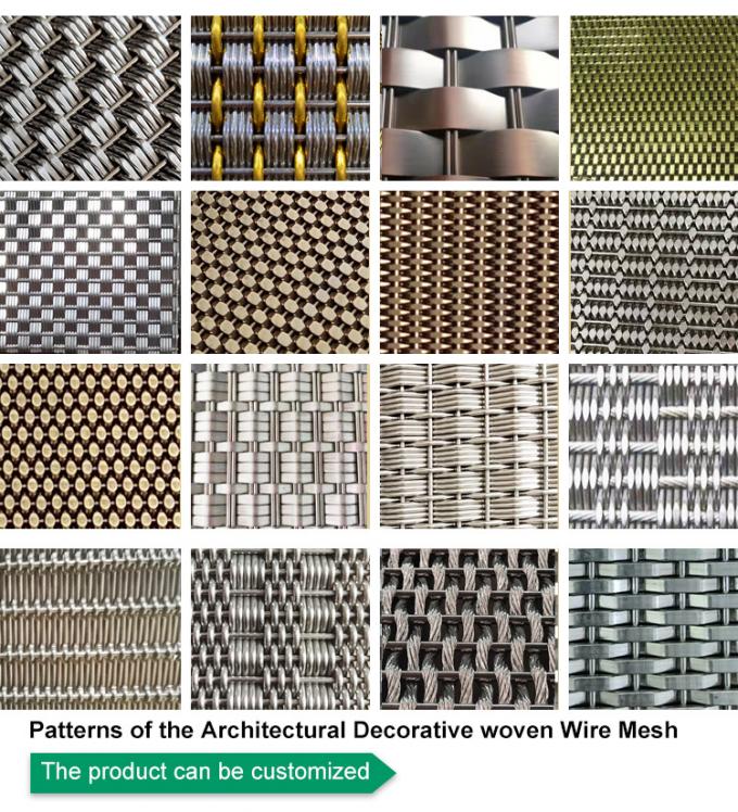 Decorative Wire Metal Mesh Panel for Ceiling and Doors