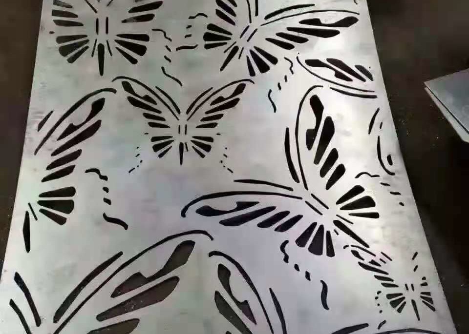 Irregular Decorative Aluminum Perforated Metal Sheet 0.5mm Thickness 2 ...