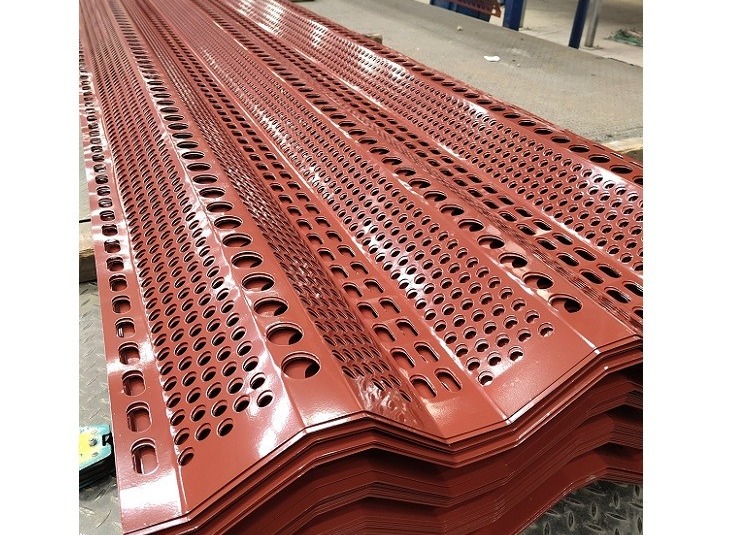 Decorative Windbreak Fence Panels Screen 2.4m Length 0.8mm Thickness ...