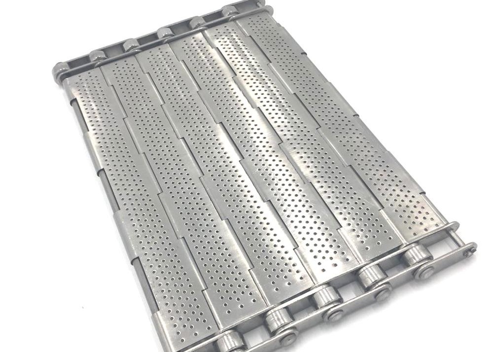 Conveyor 304 Stainless Steel Mesh Chain 220V 500mm Width For Transportation