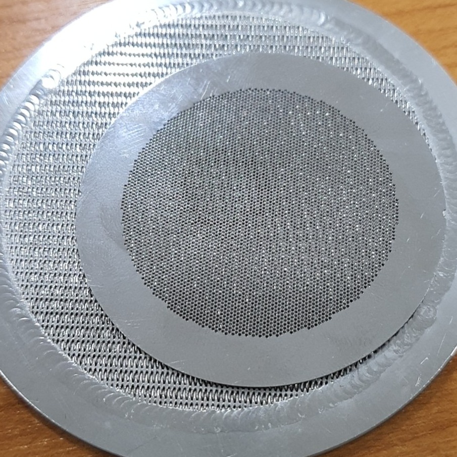 Sus316l 10 Micron Sintered Porous Disc Filter 2.0mm Thickness Dia 90mm